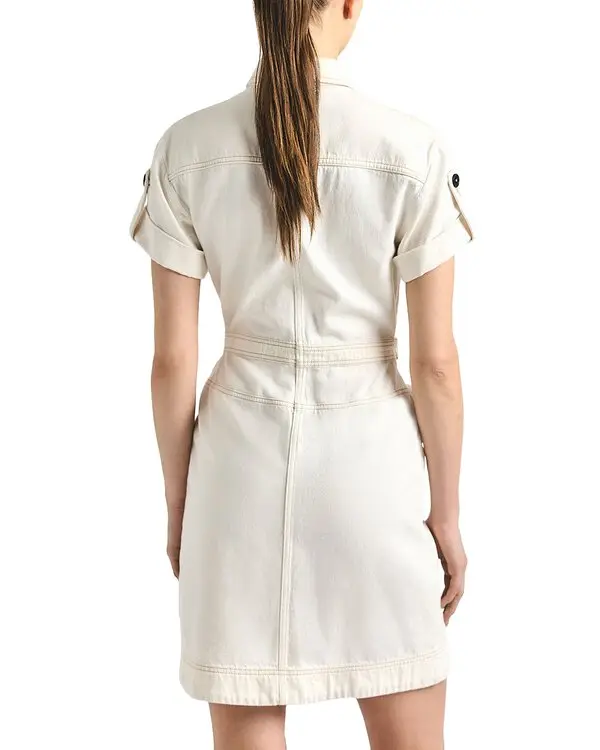 Buy Derek Lam 10 Crosby Clotilde Denim Dress - Soft White At 50